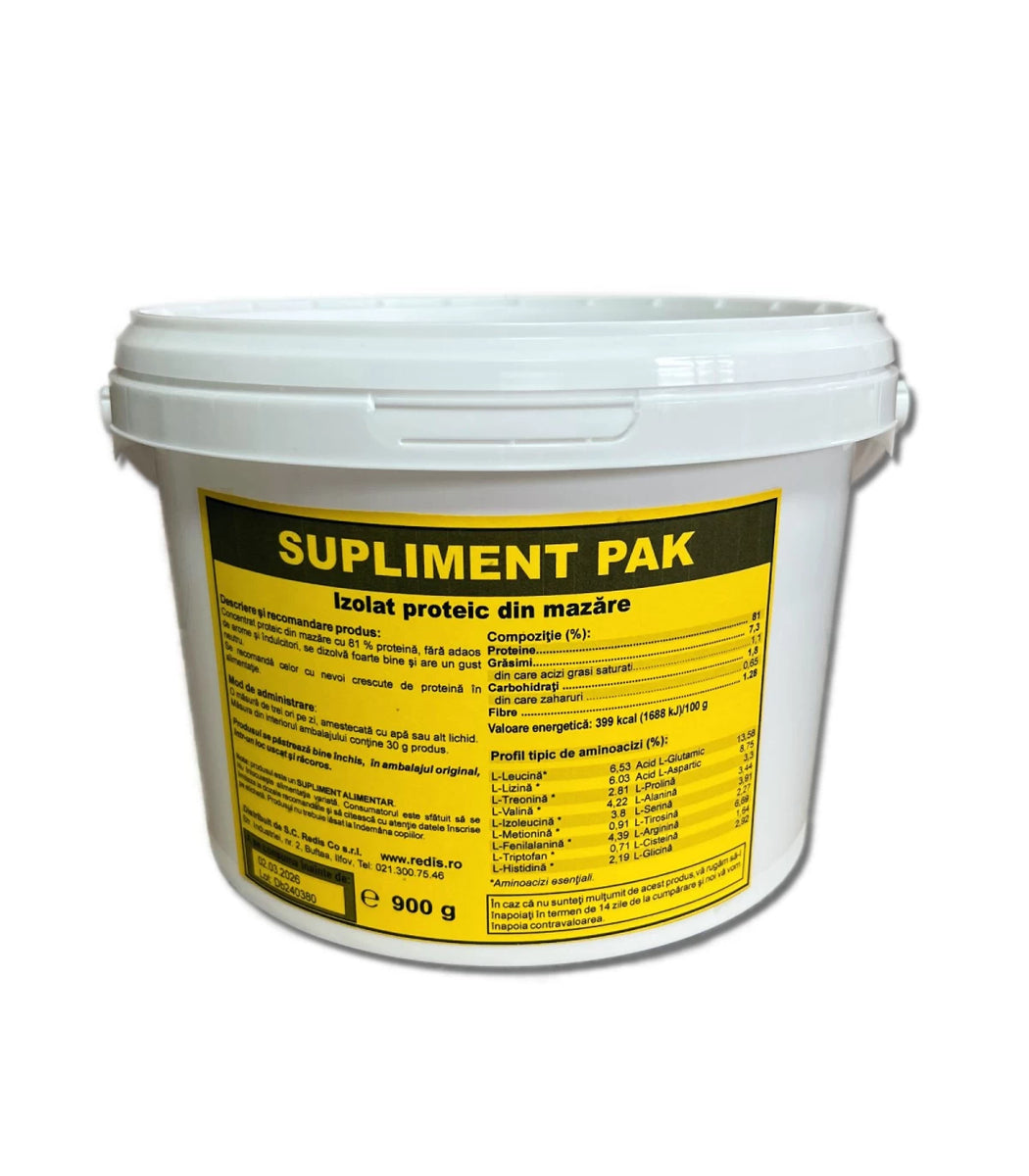 Pea protein isolate – Redis Nutritie